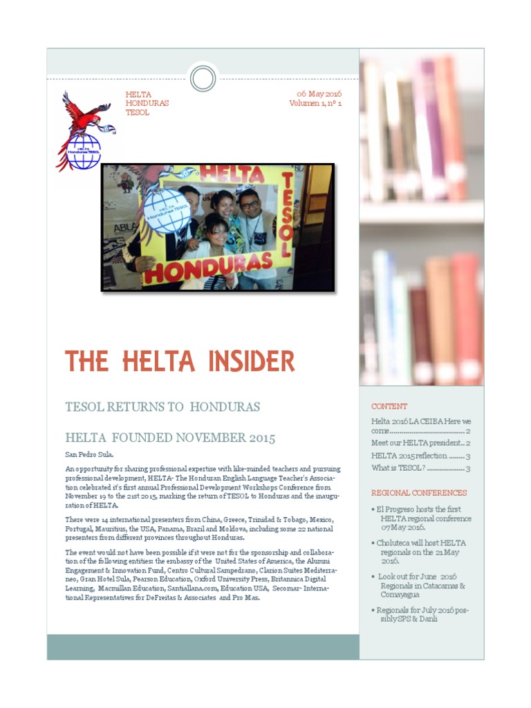 The Helta Insider Vol1 | PDF | English As A Second Or Foreign Language ...