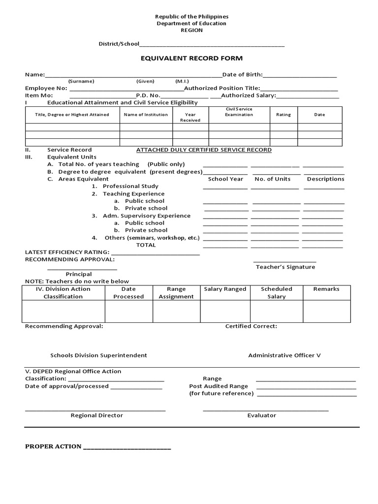 Erf Form | PDF | Government | Schools