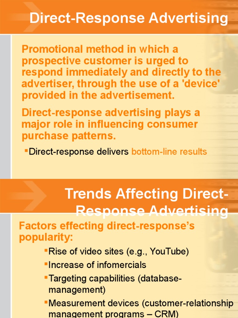 Direct Response Advertising | PDF | Direct Marketing | Call Centre