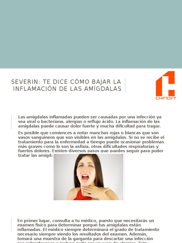 Severin: Como Quitar La Inflamación de Las Amígdalas. | PDF