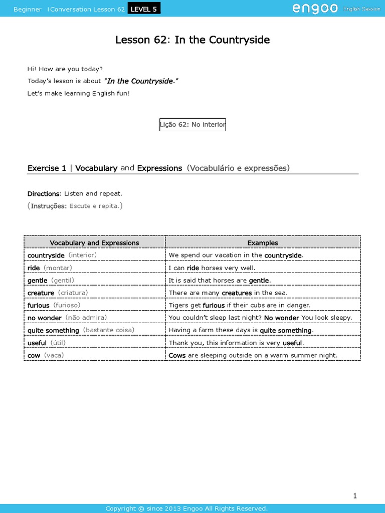 Beginner Conversation 62 BR | PDF | Language Arts & Discipline