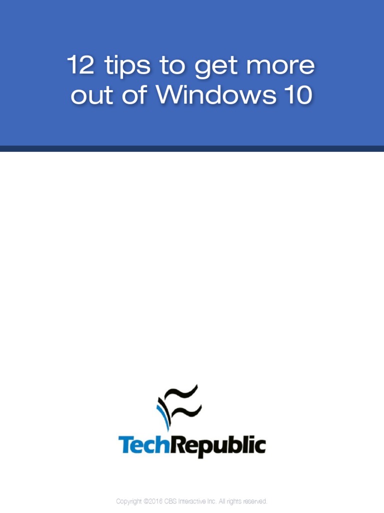 Windows 10 Tips | PDF | Windows 10 | Microsoft Windows