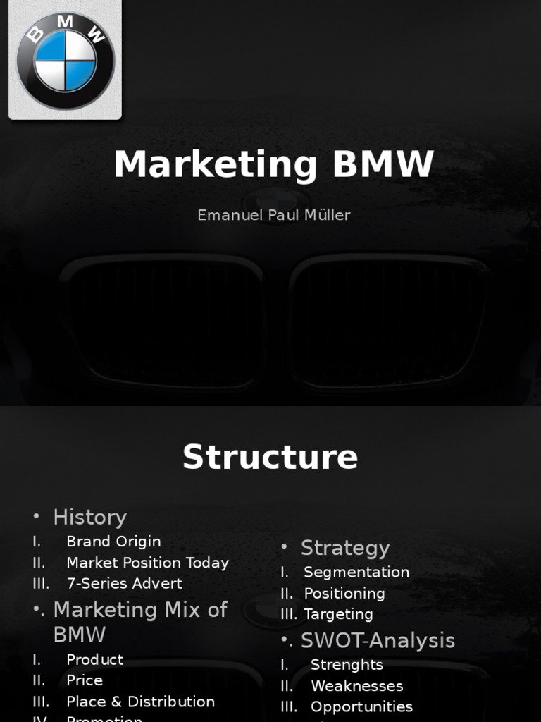 BMW Marketing Strategy Overview | PDF | Brand | Euro