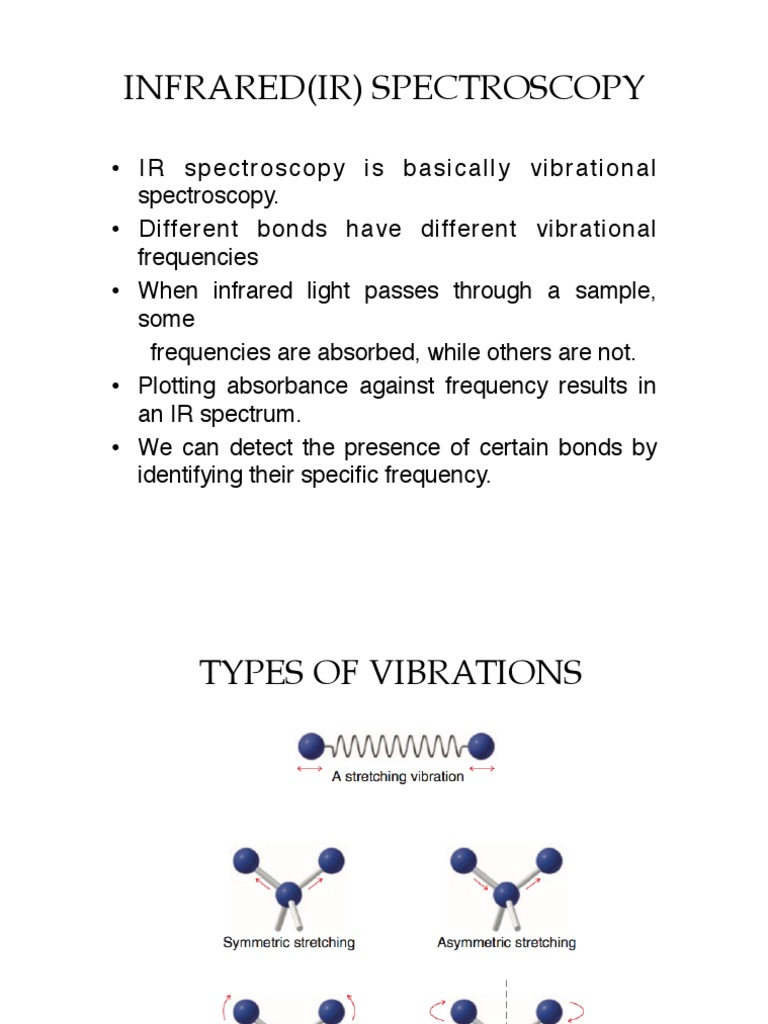 IR Spectros PDF | PDF | Infrared Spectroscopy | Ketone