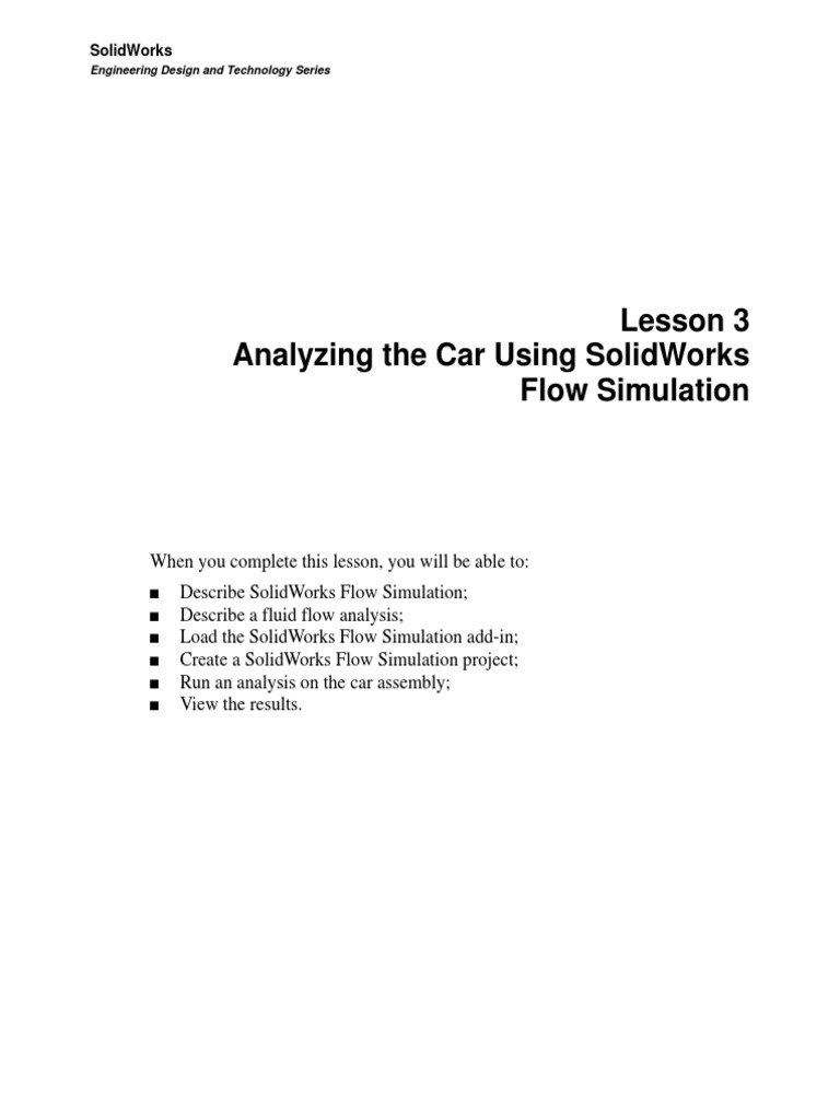 Flow Simulation Using SolidWorks | Download Free PDF | Engines | Heat Transfer