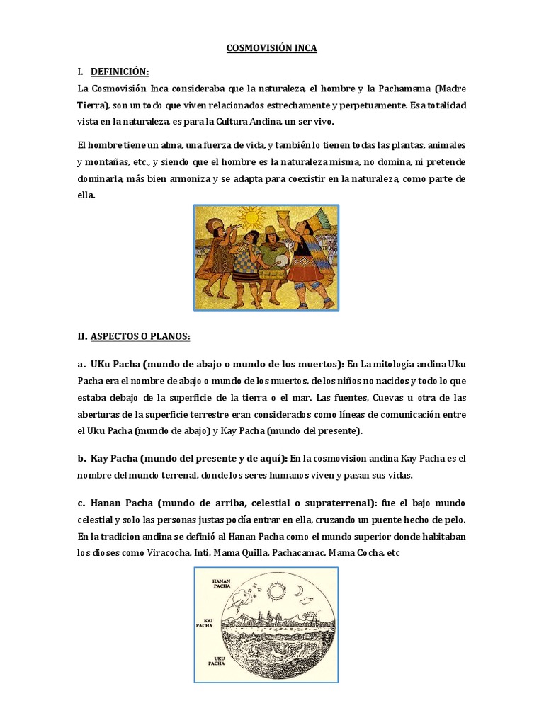 Cosmovisión Inca | Imperio Inca | Mitología
