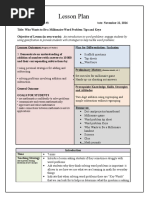 LCVP Action Plan Sample | PDF | Business
