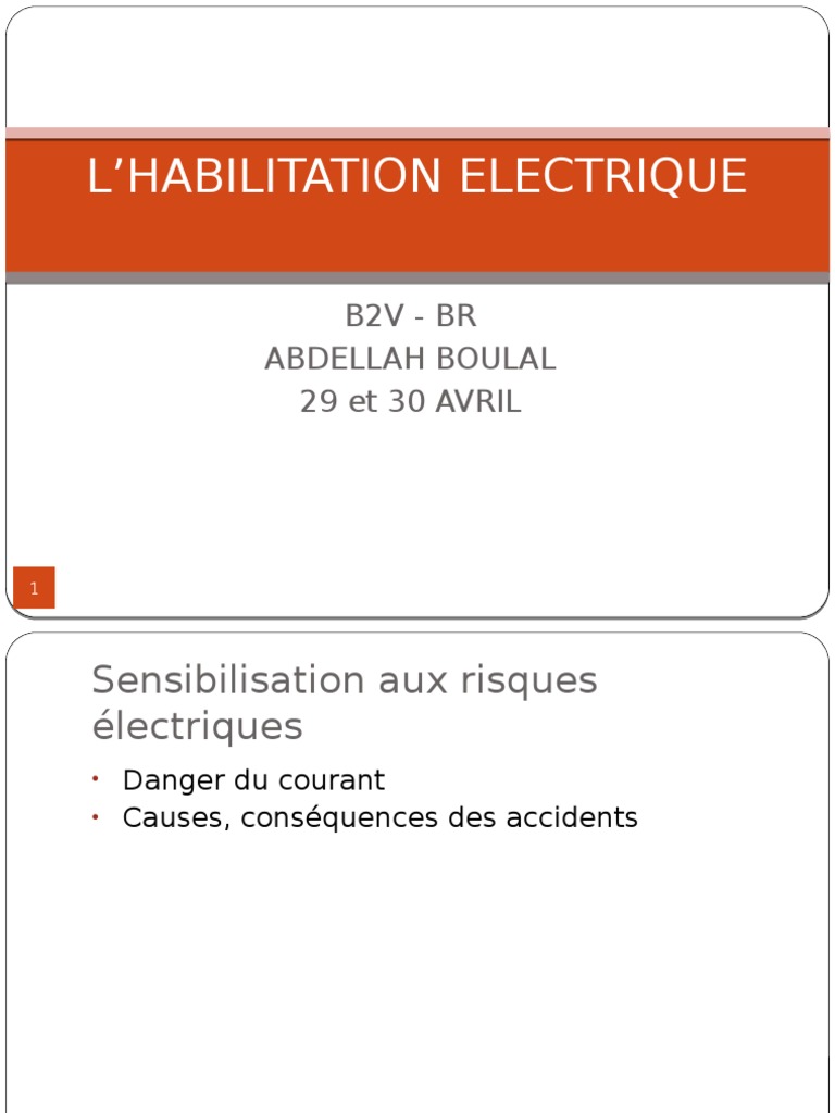 Habilitation Électrique Pdf Gratuit – MGNAR