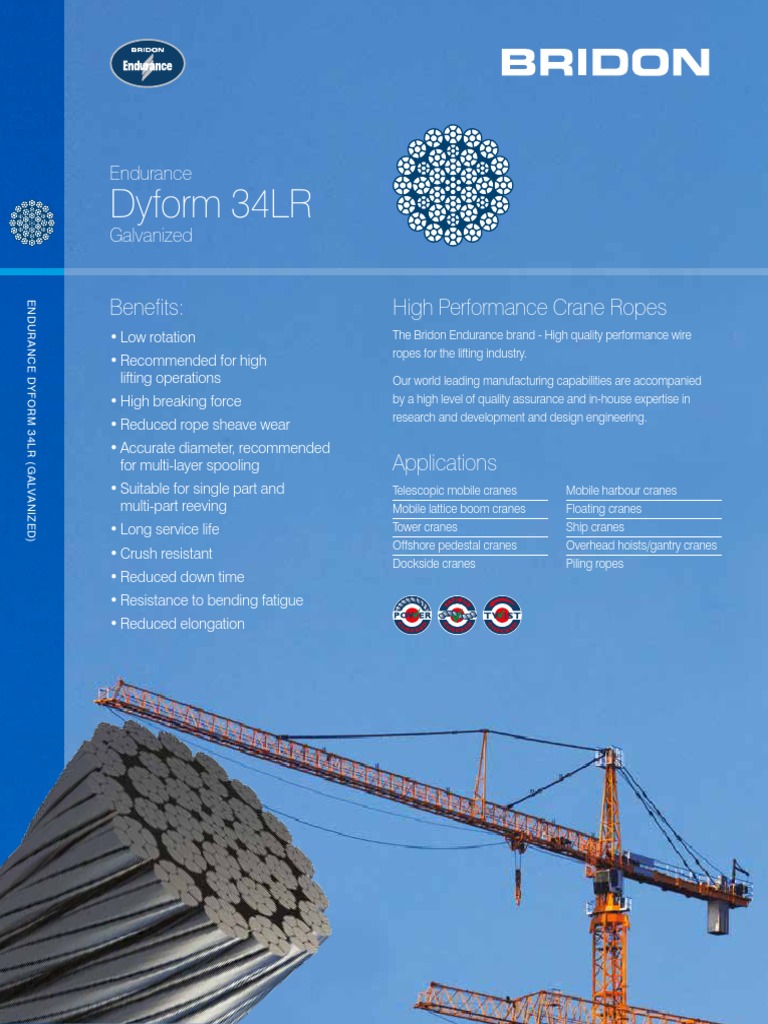 Endurance Dyform 34lr | PDF | Crane (Machine) | Machines