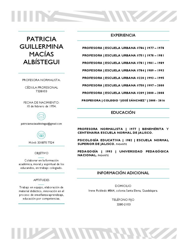 CV Patricia Macias | PDF