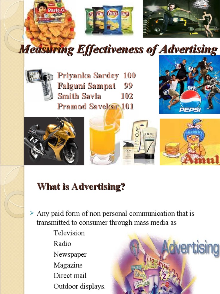 FINAL - Measuring Effectiveness of Advertising 03 | Download Free PDF ...