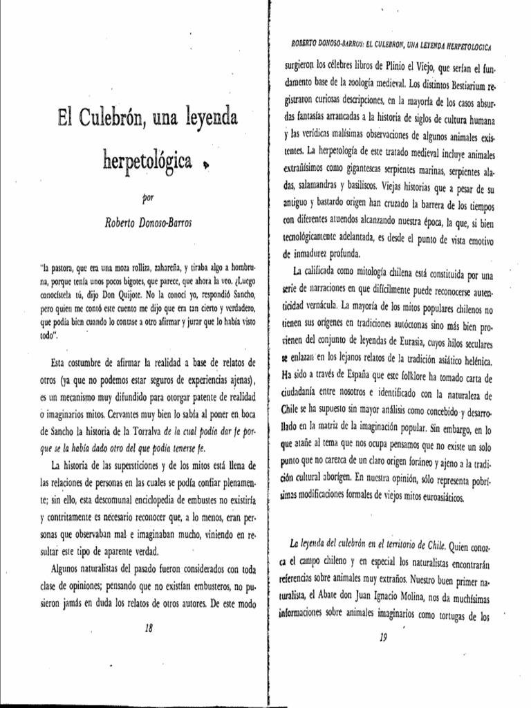 La Leyenda de Culebron | PDF