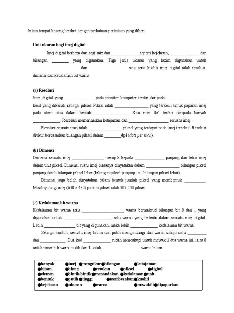 ASK Tingkatan 1 | PDF