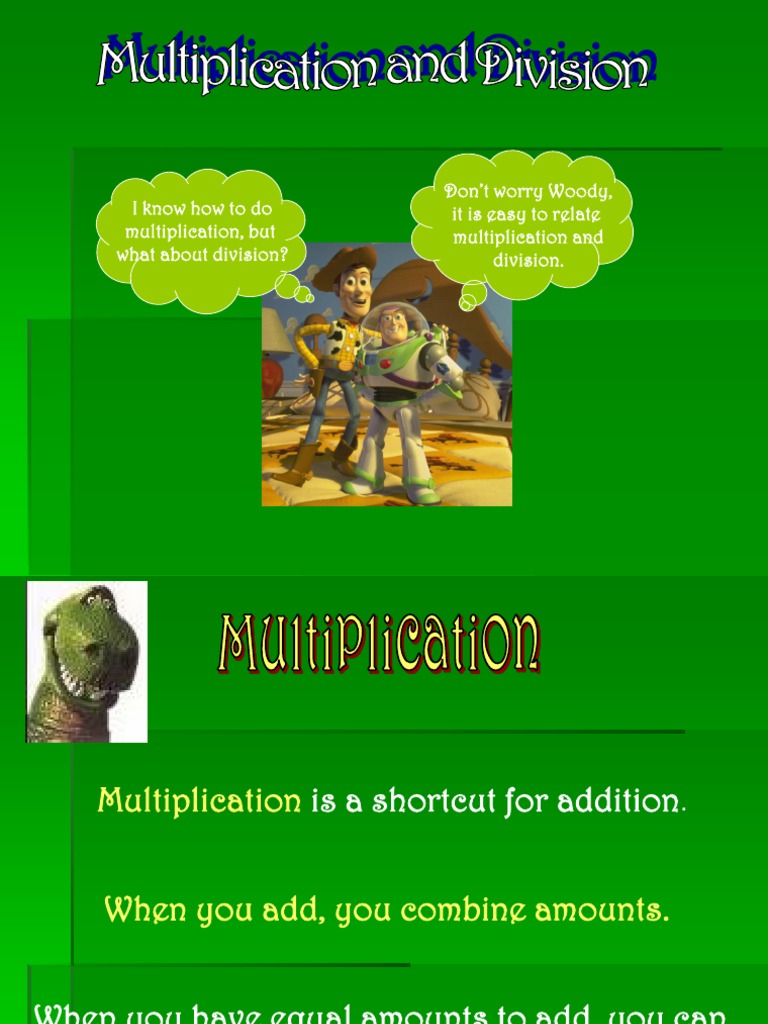 Multiplication and Division | PDF