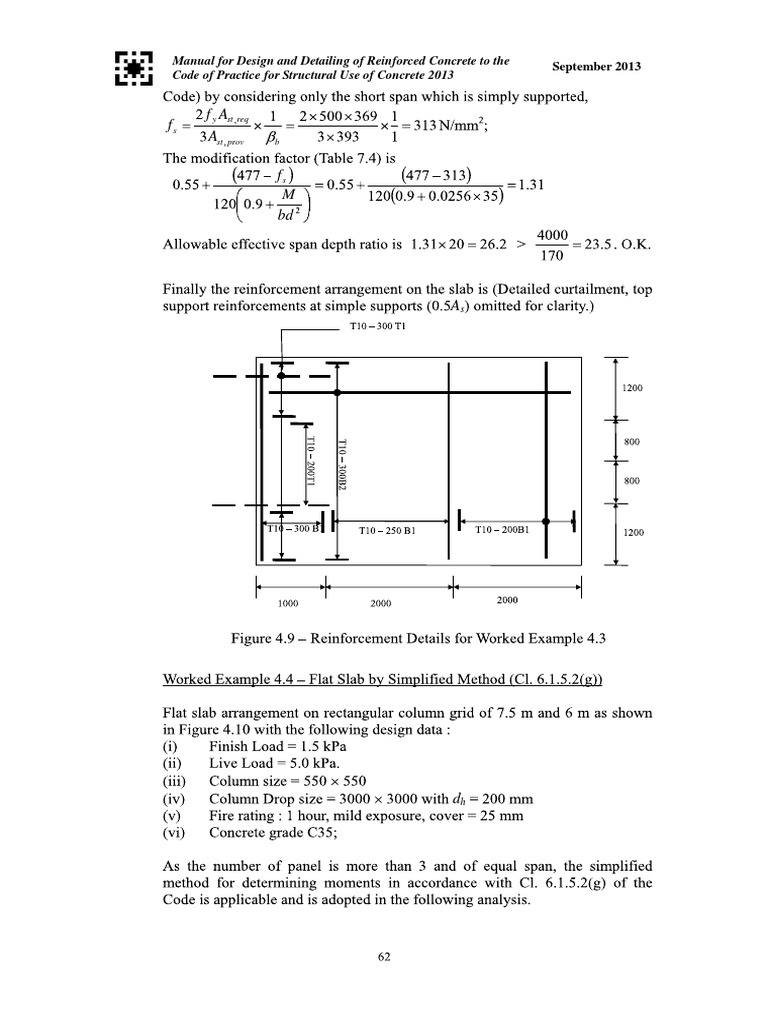 Flat Slab | PDF | Beam (Structure) | Column