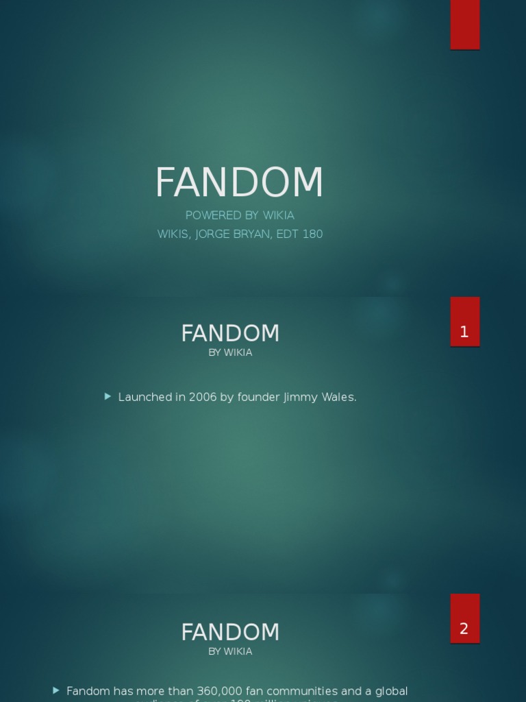 Fandom by Wikia: Largest Fan Community | PDF