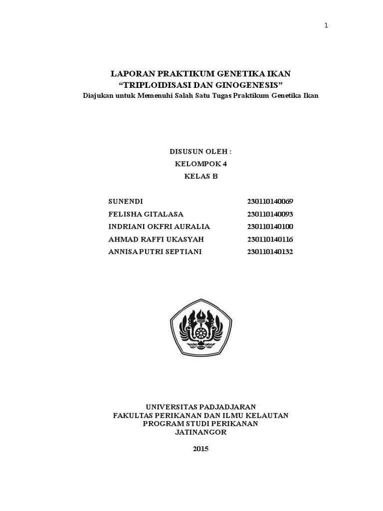 Triploidisasi Dan Ginogenesis | PDF | Griya & Taman | Sains & Matematika