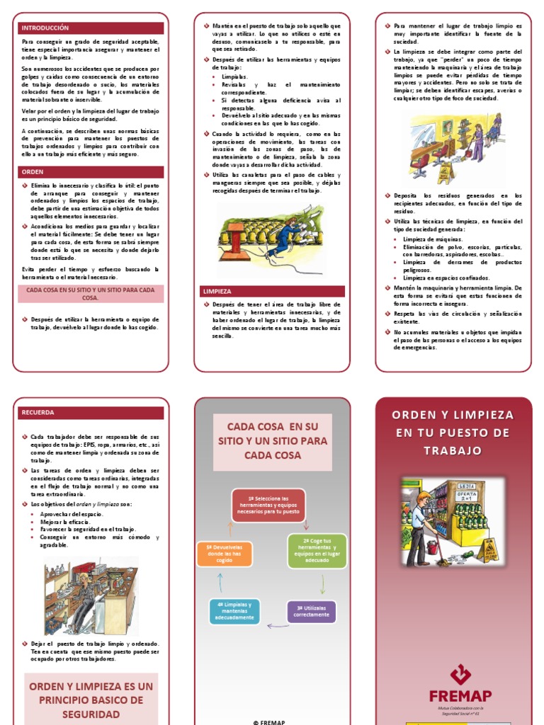 TriPtico de Orden y Limeza | PDF | Residuos | Naturaleza