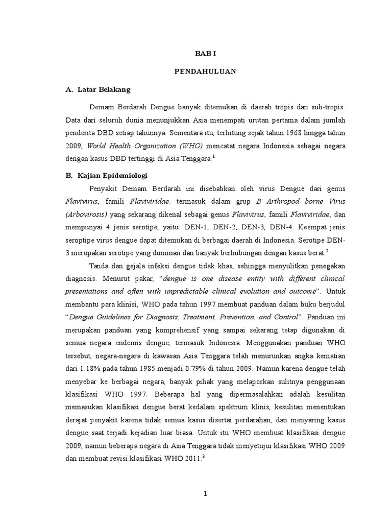 Laporan DHF 1 | PDF | Sains & Matematika