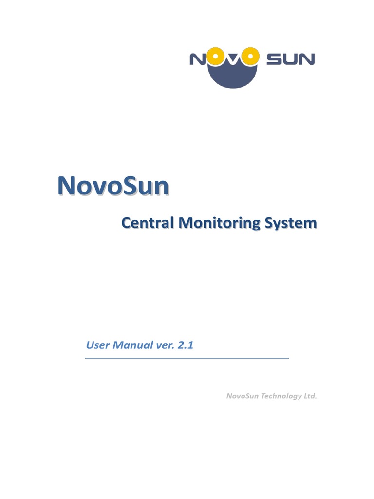 NovoSun CMS UserManual2.0 en | PDF | Button (Computing) | Microsoft Windows