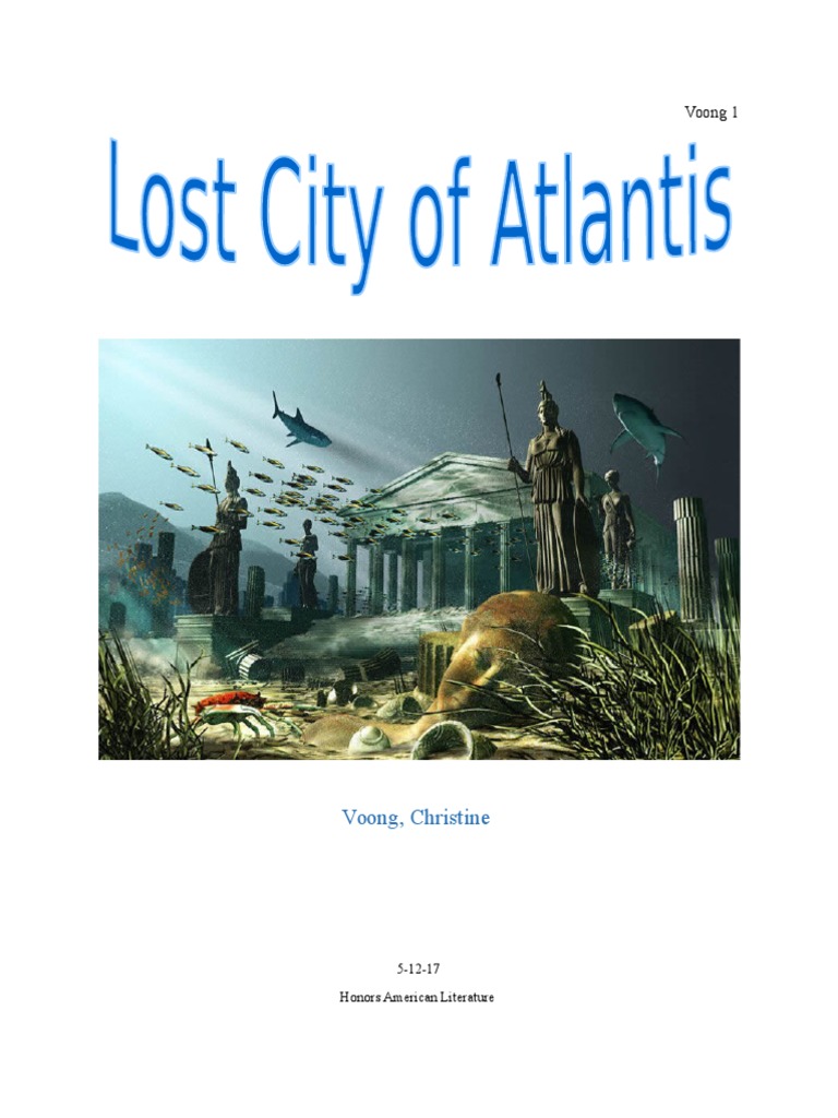 Atlantis Research Paper | PDF | Atlantis | Archaeology