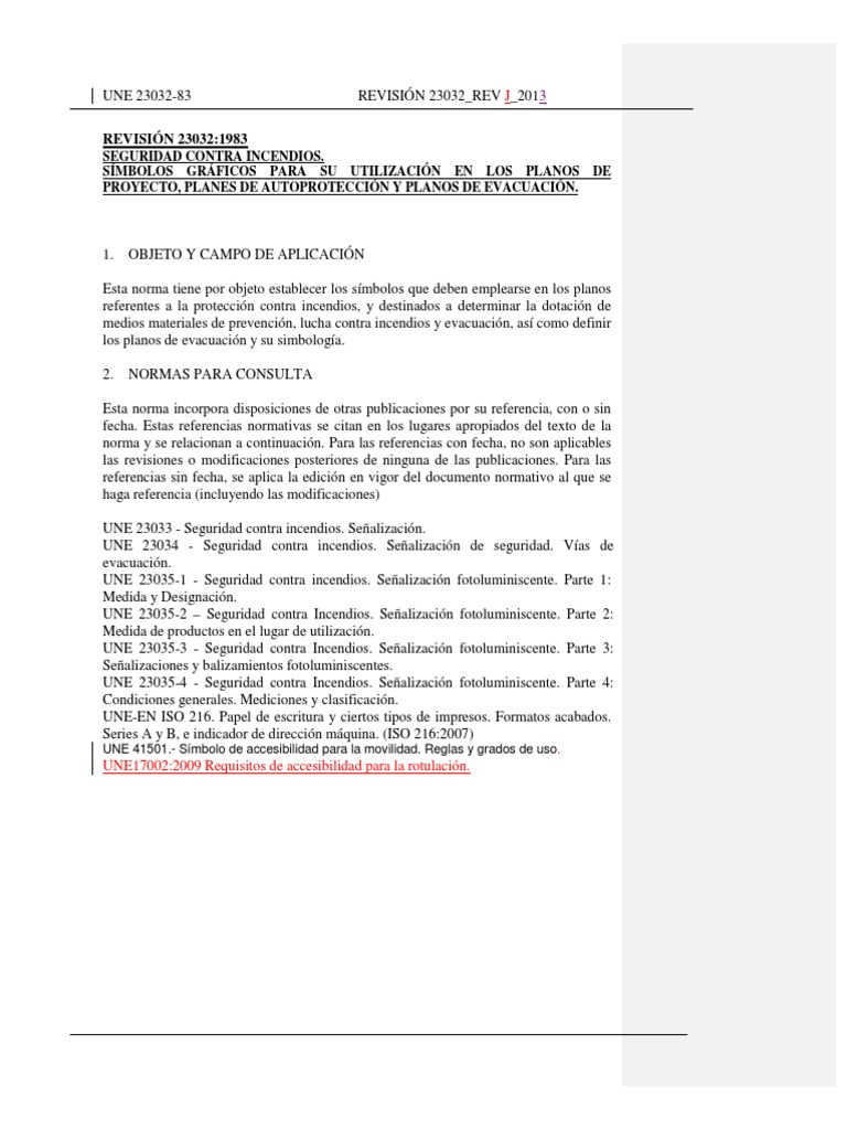 REVISION Simbologia para Planos y Planes Autoproteccion | PDF | Color ...