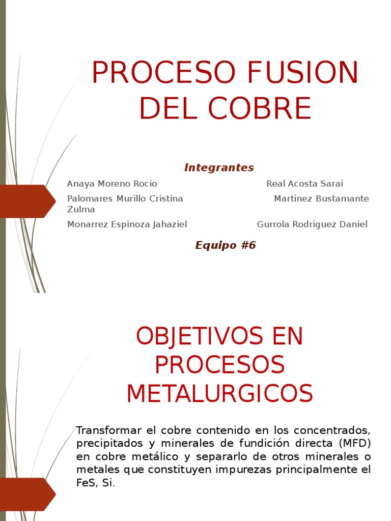 Proceso de Fusion Del Cobre[1]