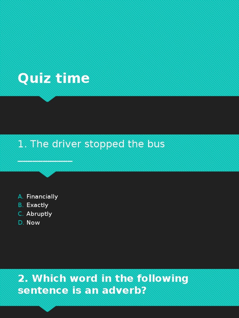 Quiz Time | PDF