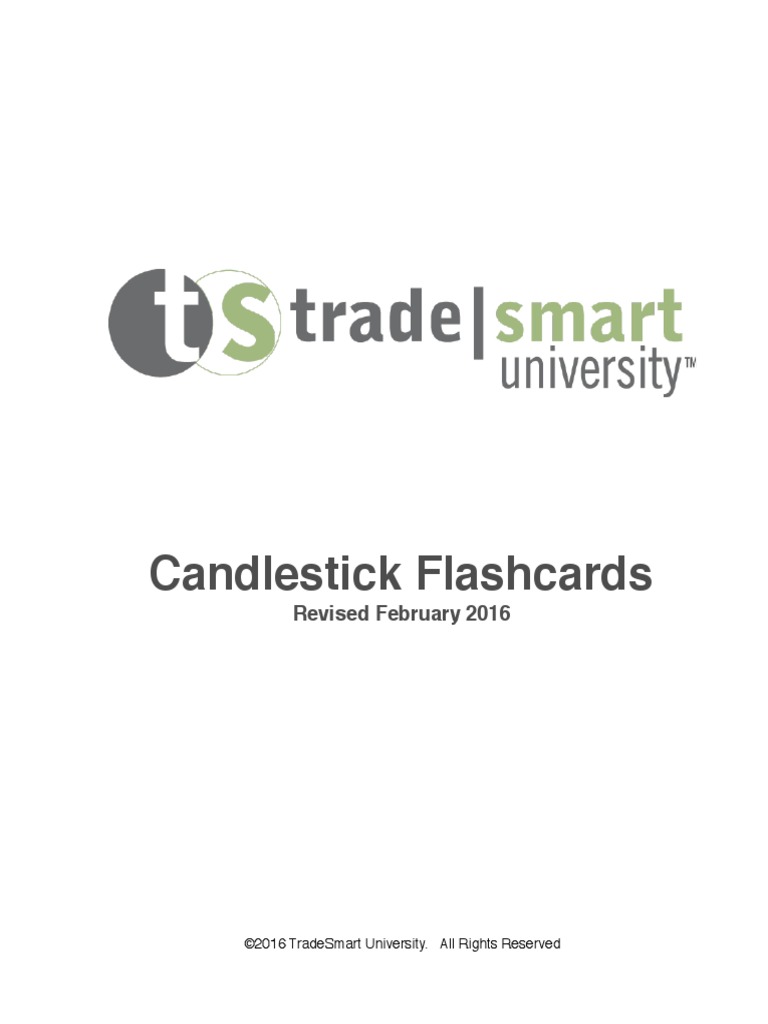 Candlestick Flash Cards - TradeSmart | PDF | Market Trend | Financial ...