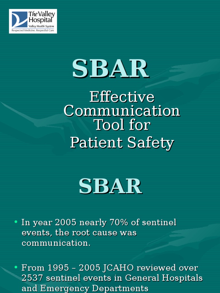 SBAR_Powerpoint (1).ppt | Health Care | Public Health