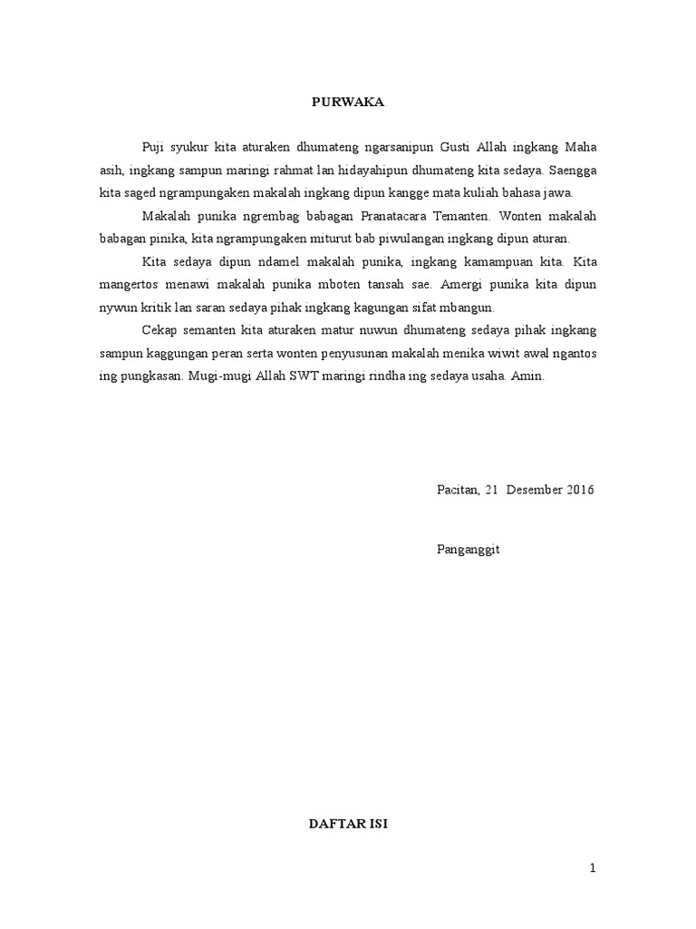 Upacara Adat Manthu | PDF