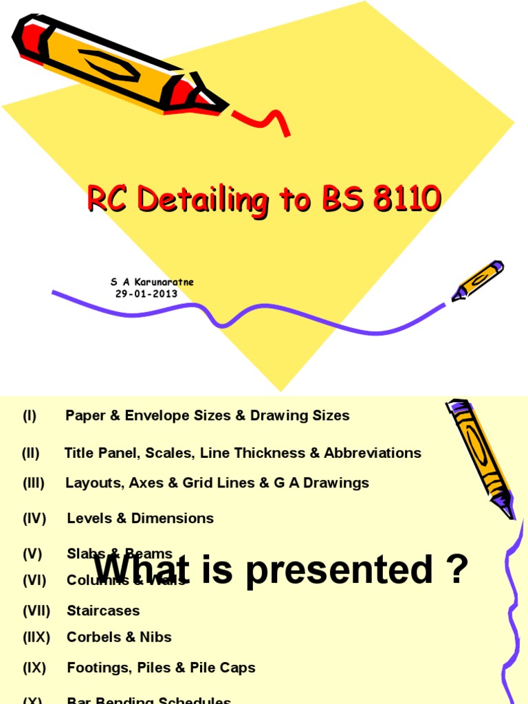 Reinforcement Detailing Guide to BS 8110 | PDF | Deep Foundation ...