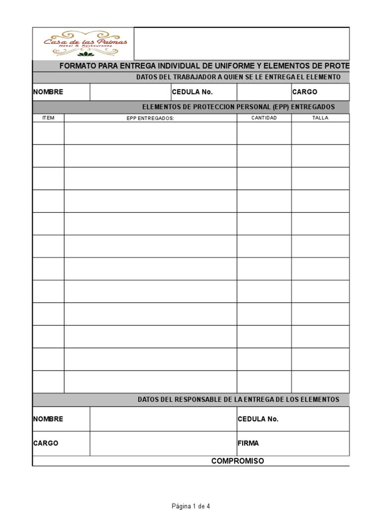 FORMATO-PARA ENTREGA INDIVIDUAL DE ELEMENTOS DE PROTECCION PERSONAL (EPP).xlsx