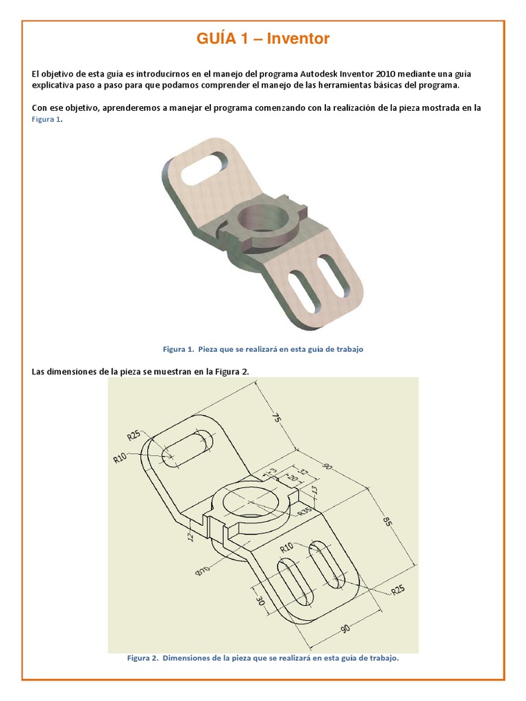 Guia 1 Inventor | PDF | Herramientas | Archivo de computadora