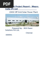 Solar Project Proposal PDF | PDF | Solar Power | Solar Panel
