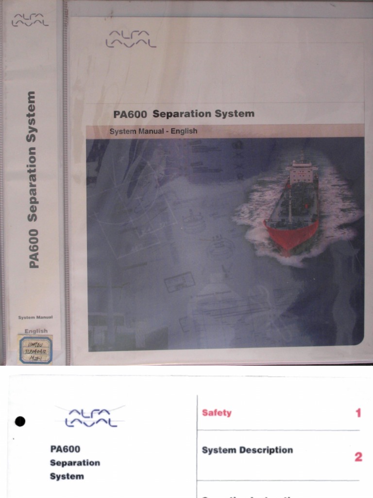 Pa600 Separation System | PDF | Valve | Oil