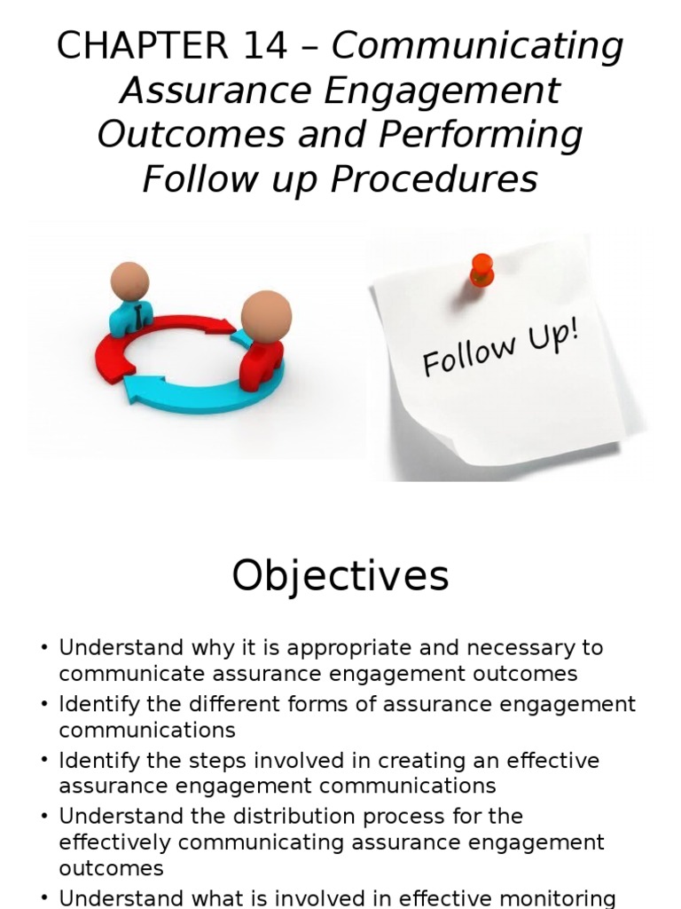 Assurance Engagement Outcomes and Performing Follow Up Procedures | PDF ...