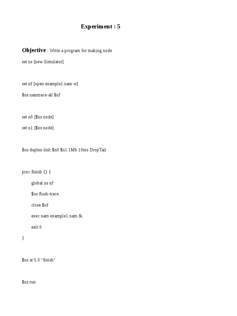 ns2 File | Download Free PDF | Transmission Control Protocol | File Transfer Protocol