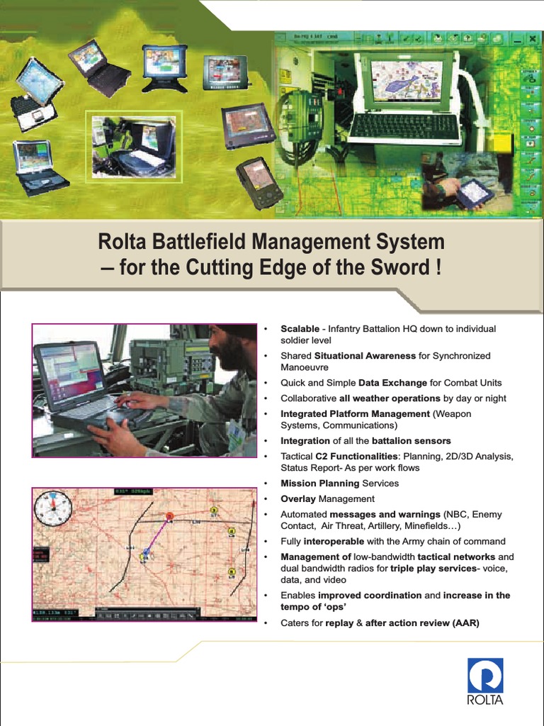 Rolta Battlefield Management System Overview | PDF | Tanks | Command ...