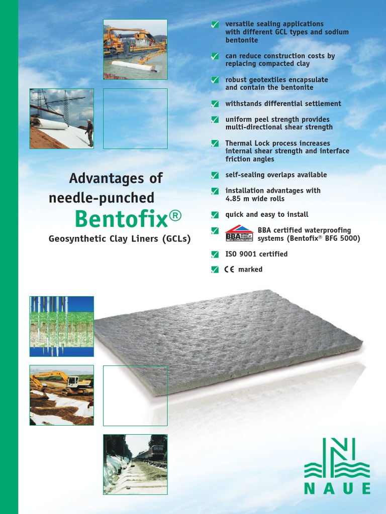 Bentofix Brosur | PDF | Geotechnical Engineering | Materials