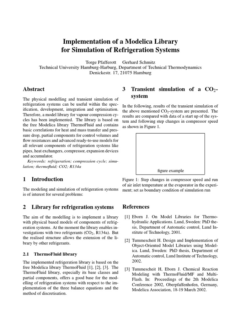 Implementation Modelica Library | PDF | Refrigeration | Gas Compressor