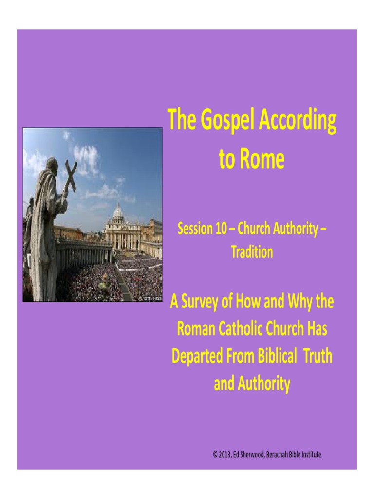 10 Church Authority Tradition | PDF | Catholic Church | Mary, Mother Of ...