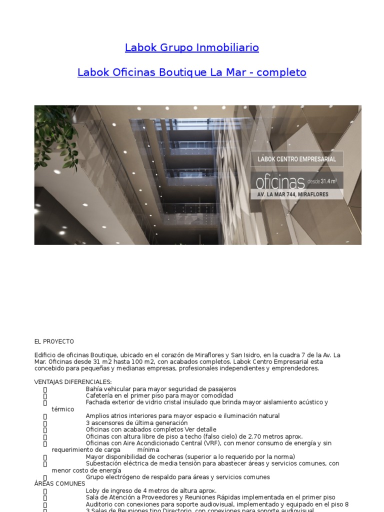 Labok Grupo Inmobiliario | PDF | Hogar, jardinería y bricolaje