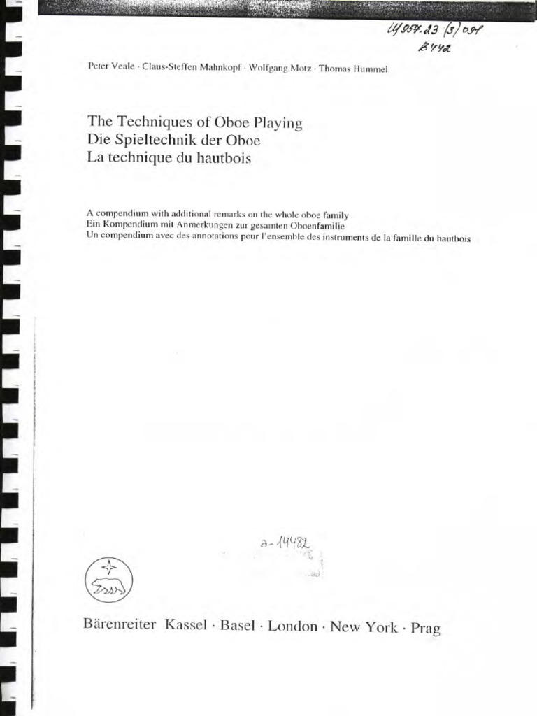Peter Veale - Oboe PDF | PDF