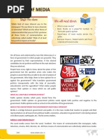 Class 7 Civics Chapter 6 Understanding Media | PDF | Mass Media | News