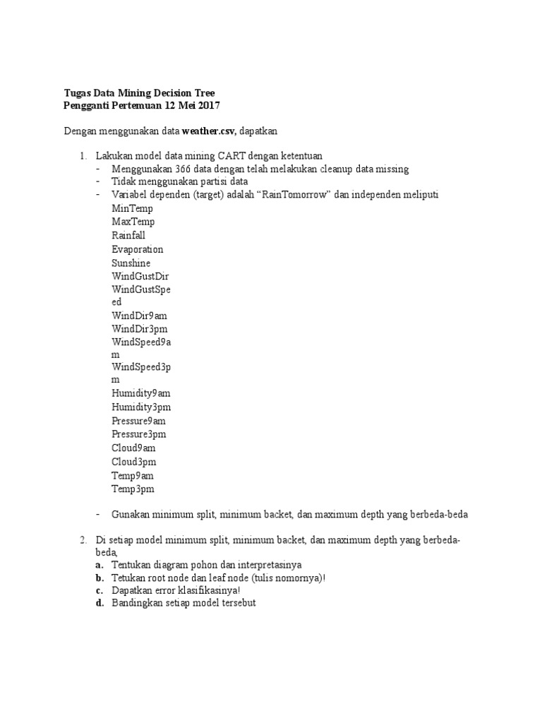 Tugas 3 Data Mining 1 | PDF