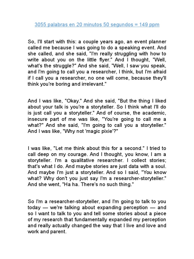 04) The Power of Vulnerability (Brené Brown, 2010) | PDF | Gratitude ...