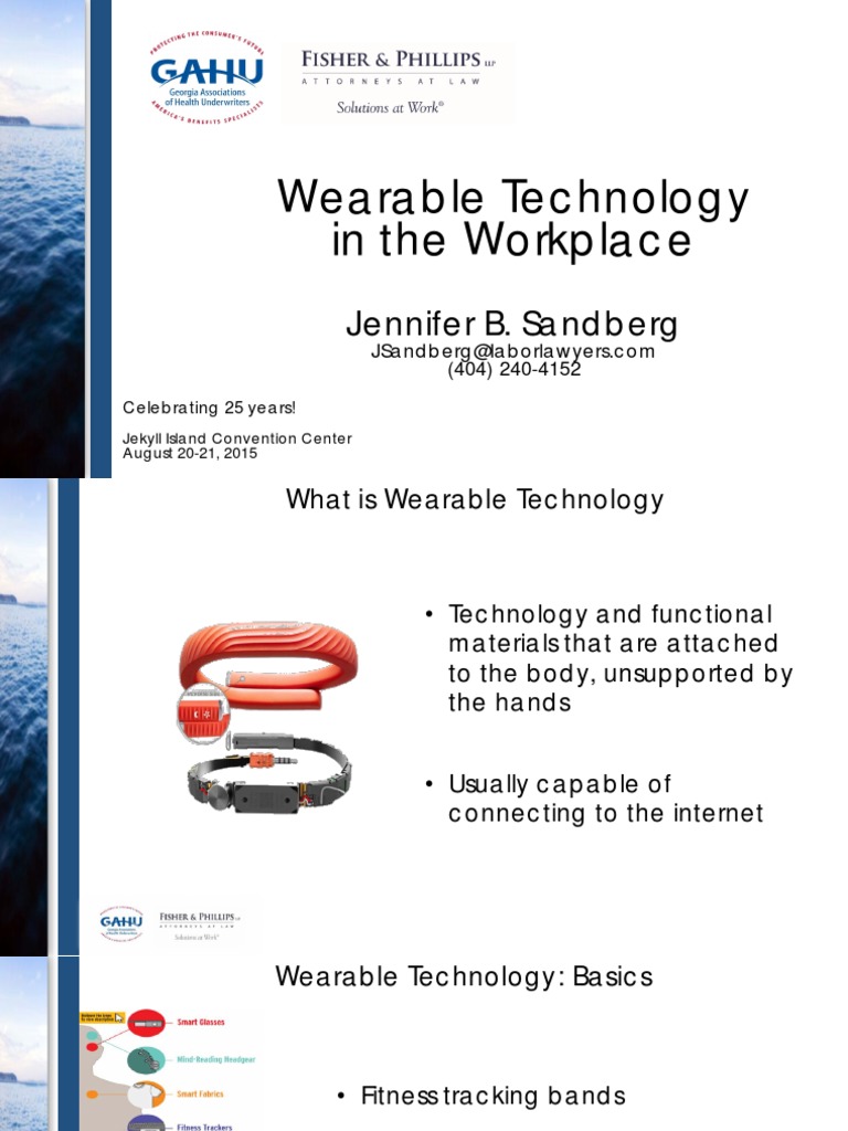 Workplace Wearable Technology Insights | PDF | Computing | Government ...