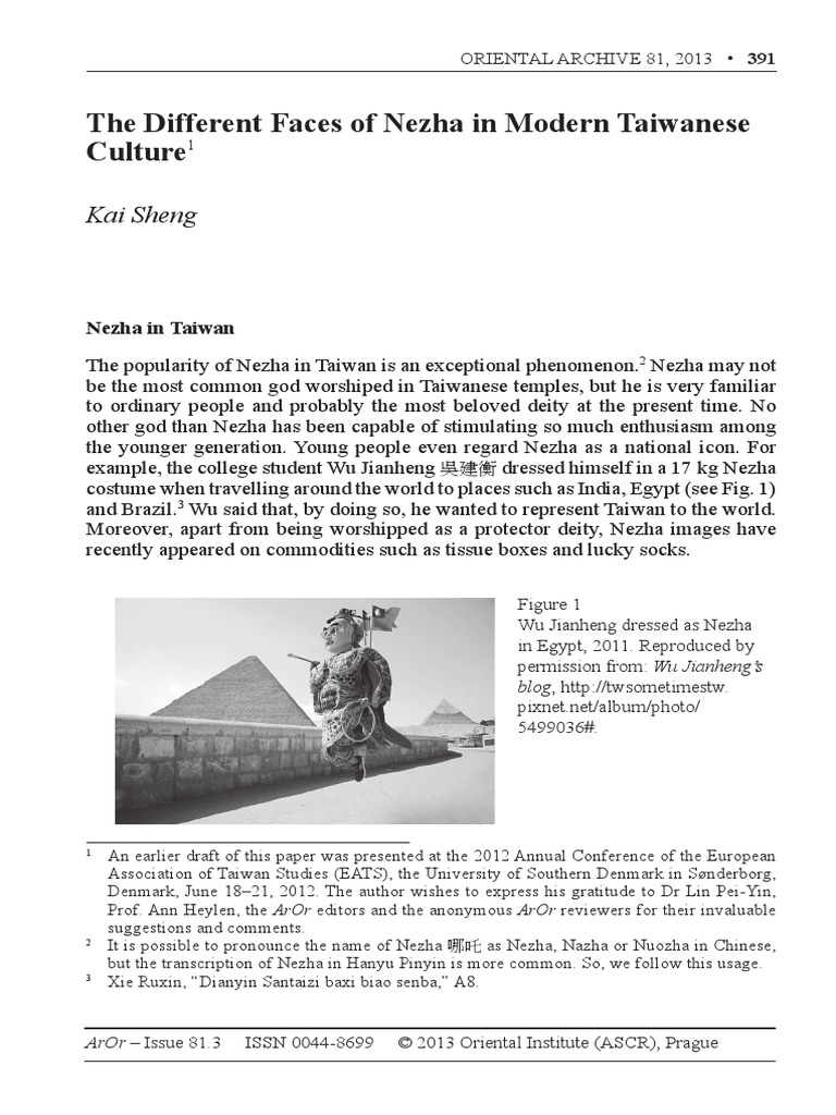 The Different Faces of Nezha in Modern T PDF | PDF | Religion And Belief