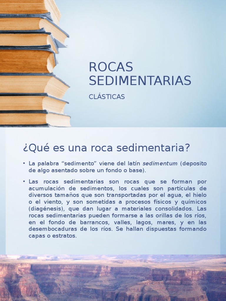 Clasificación de Rocas Sedimentarias Clásticas | PDF | Roca clástica ...